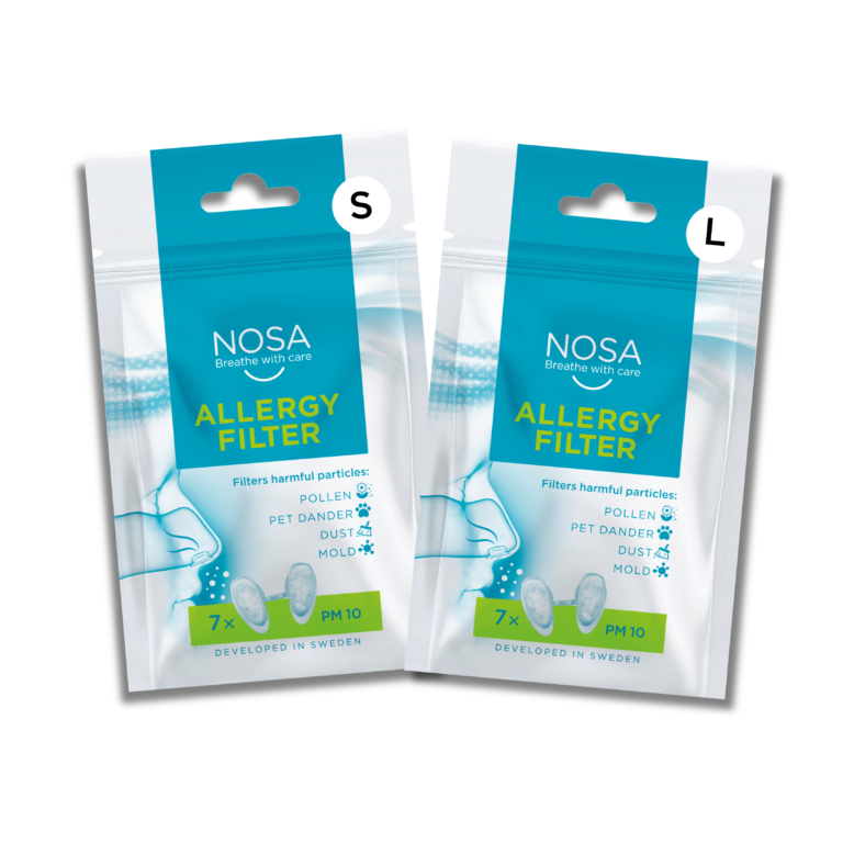 NOSA allergy filter - Nasal filter for people with allergies